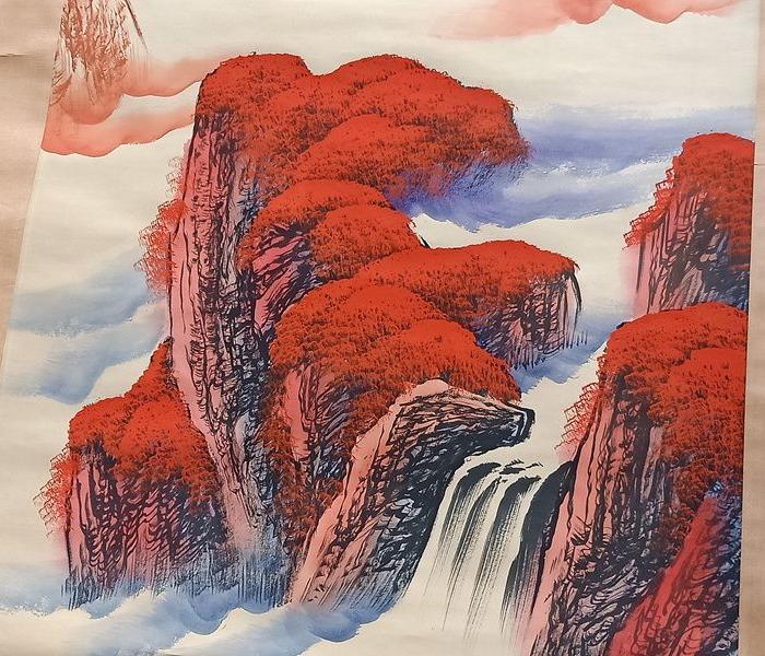 满山红图片山水画,满山红山水画,满山红图片名画(第7页)_大山谷图库
